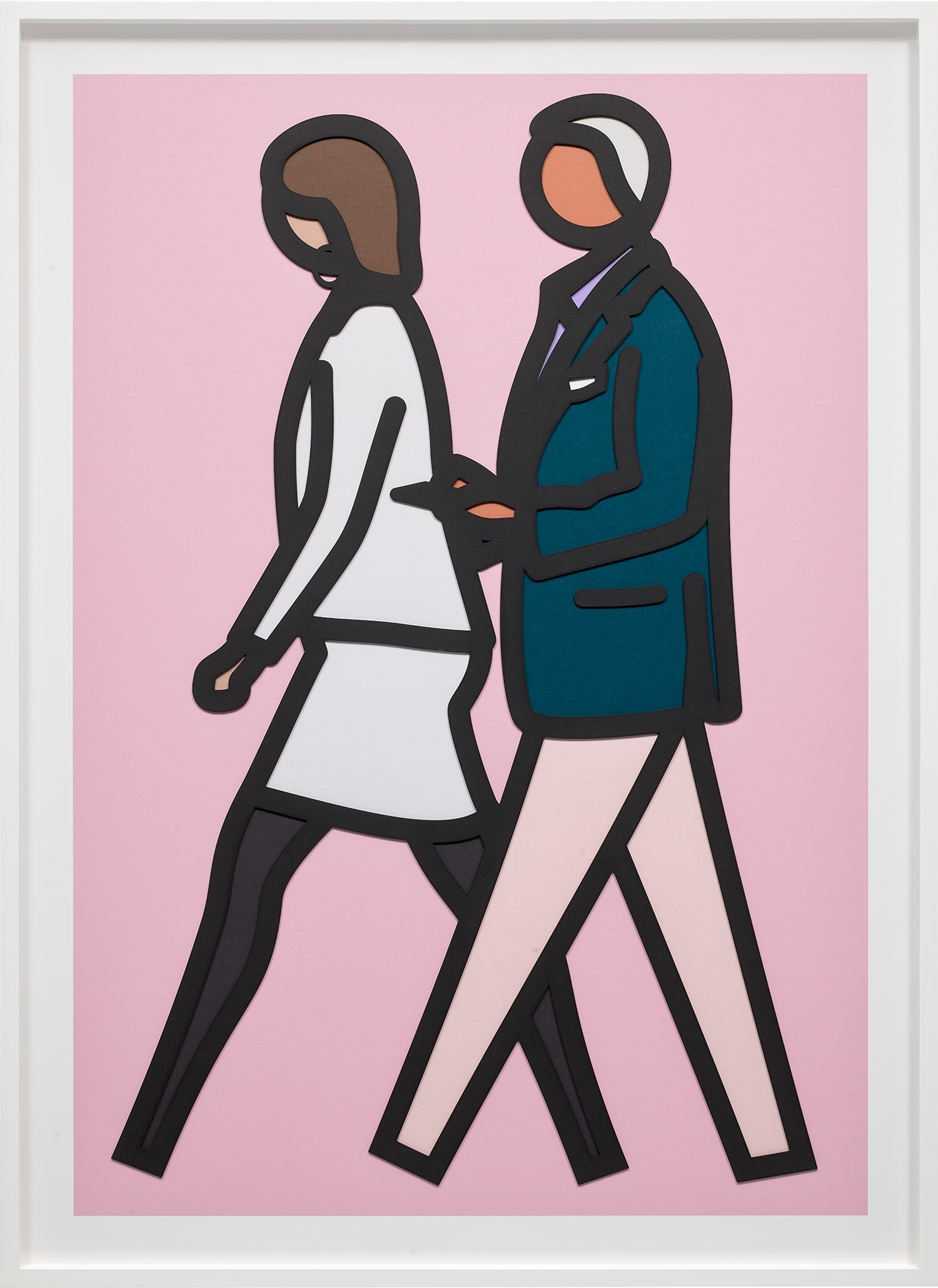 Julian Opie | New York Couple 7, from New York Couples (2019) | MutualArt