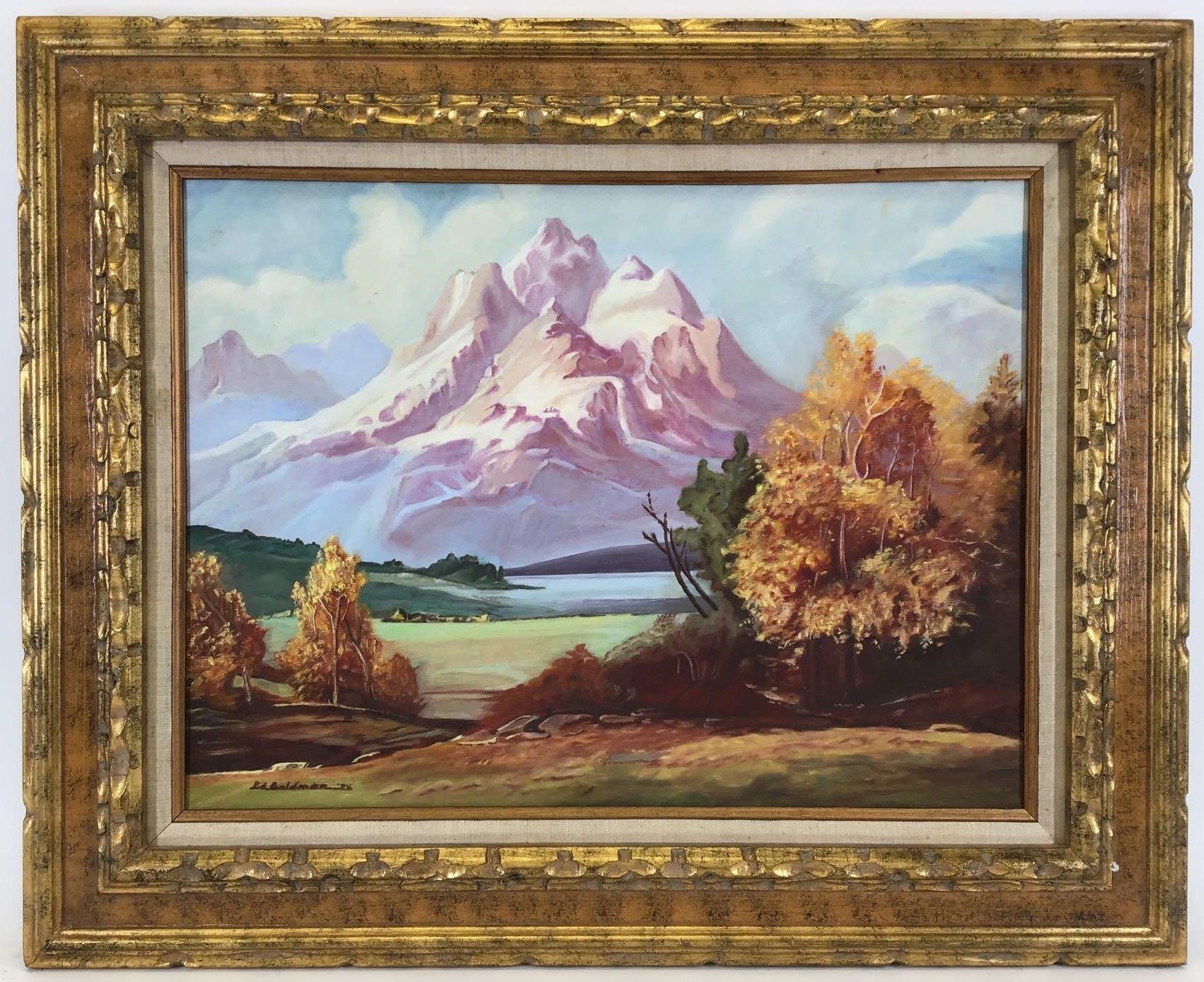 Edward Goldman | Landscape of Grand Tetons | MutualArt