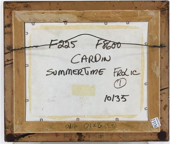 Louis Cardin | Children playing in meadow | MutualArt