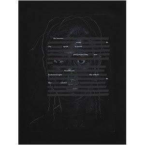 Titus Kaphar | Untitled (Redaction) (2019) | MutualArt