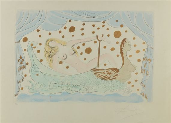 Salvador Dalí | Nude in the bath, 1973 (1973) | MutualArt