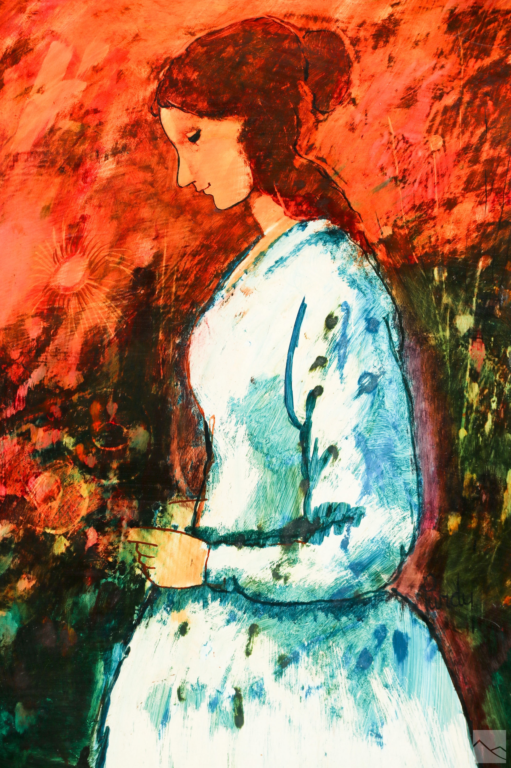 Donald Roy Purdy | Donald Purdy 1924-2016 Modernist Portrait Painting ...