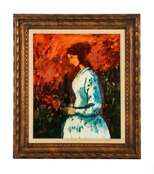 Donald Roy Purdy | Donald Purdy 1924-2016 Modernist Portrait Painting ...