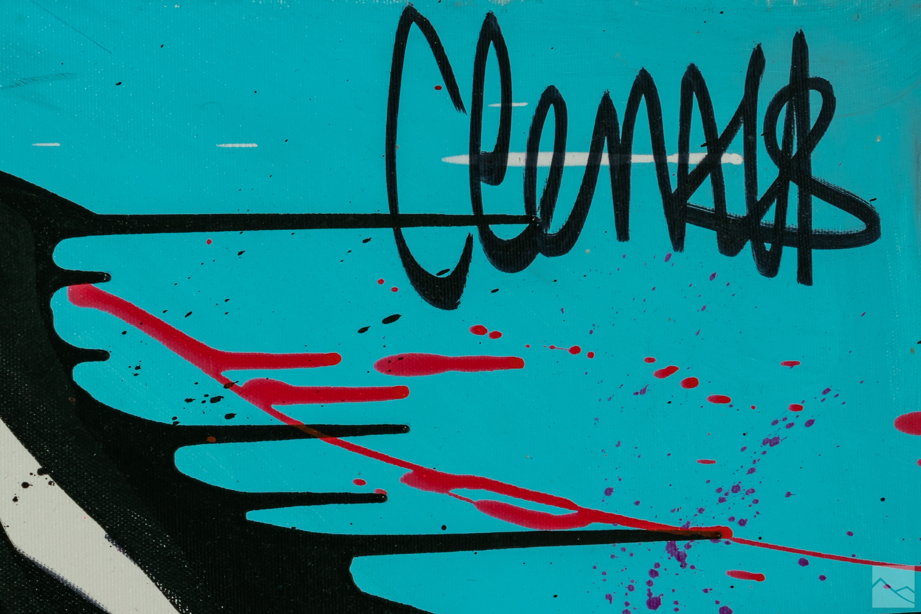 Clem$ | Clem$ b.1974 SIGNED Pop Art MICKEY MOUSE Painting | MutualArt