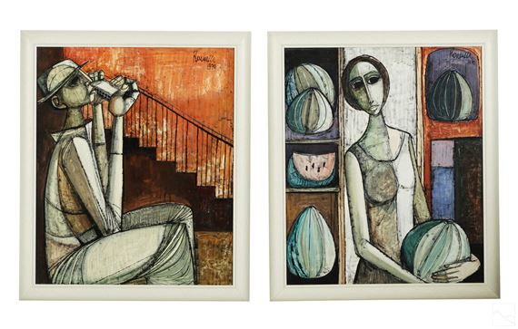 Lucio Ranucci | Lucio Ranucci 1925-2017 Modern Figural Paintings ...