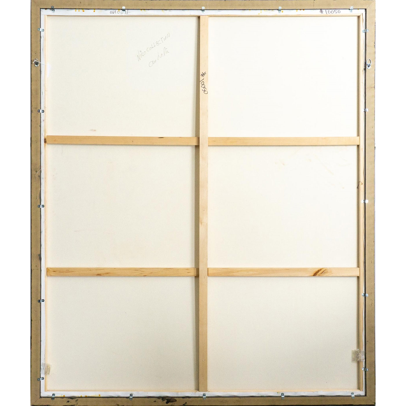 Nicole Mathieu | Large acrylic portrait of a young lady on canvas ...