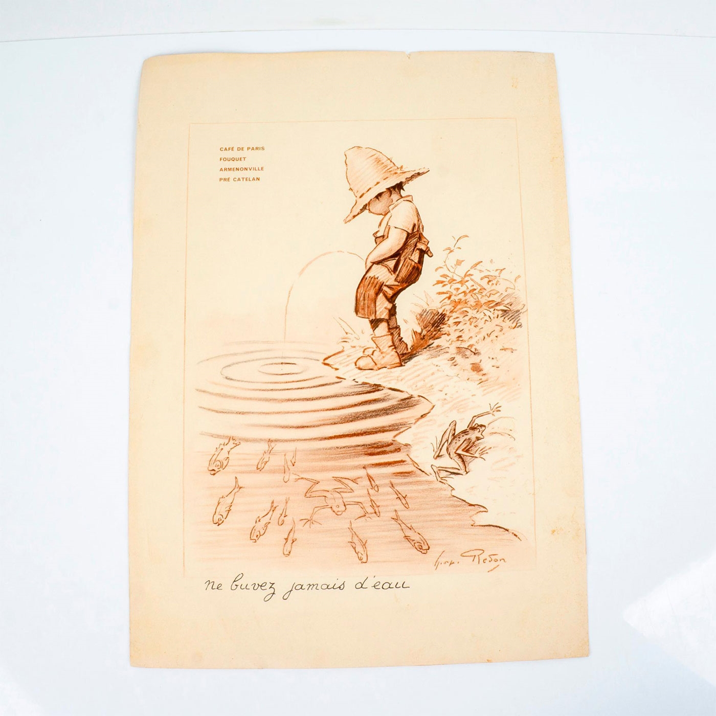 Georges Redon | 3 Menus Naughty Children (1953) | MutualArt