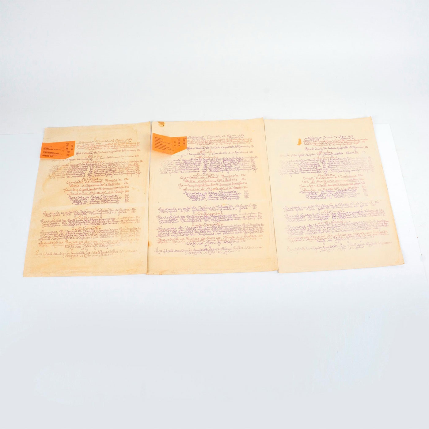 Georges Redon | 3 Menus Naughty Children (1953) | MutualArt