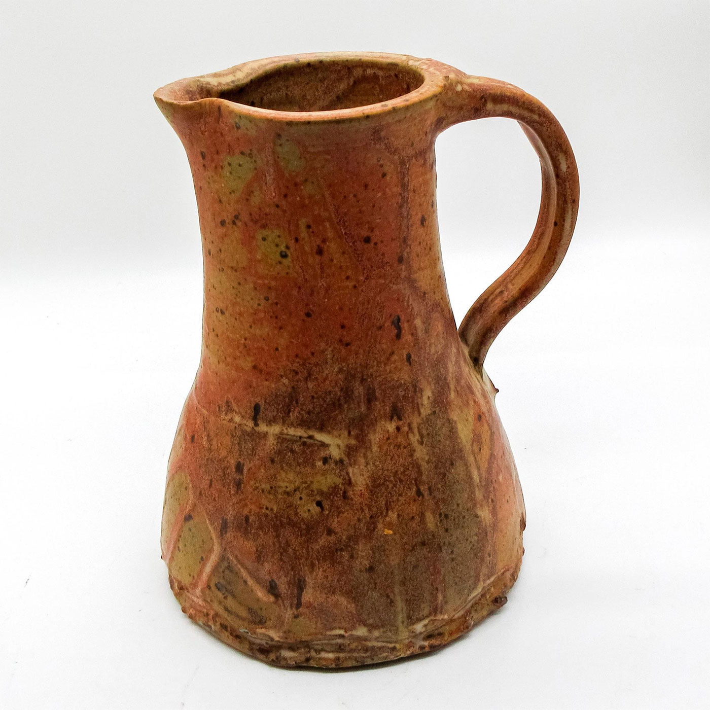 Paul Chaleff | Beautiful stoneware piece featuring rusty tones of red ...