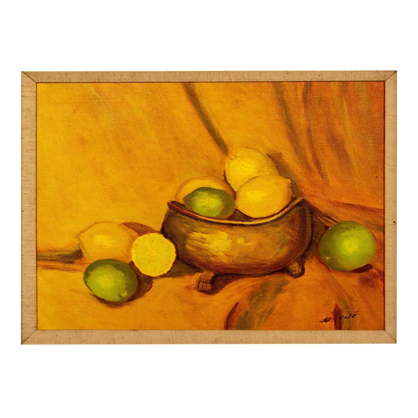 Bruno Côté | Still life with limes and lemons | MutualArt