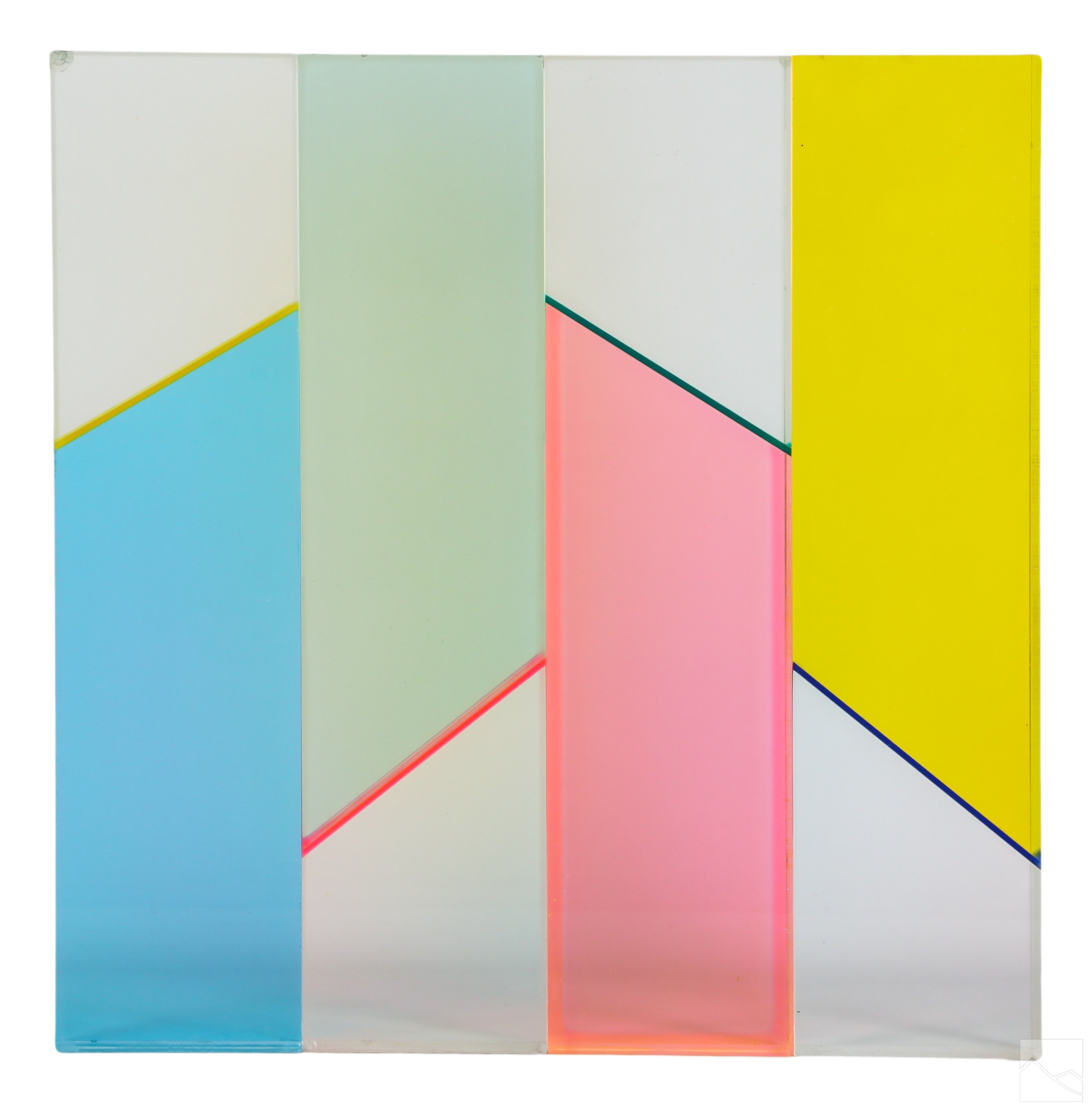 Vasa Velizar Mihich | Vasa V Mihich b.1933 Modern Prism Column ...