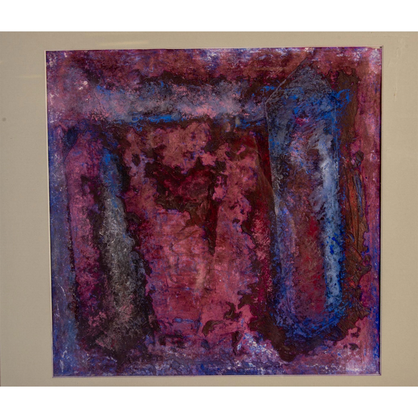 Kenneth Draper | Abstract work Titled Dawn Enclosure on a gallery label ...