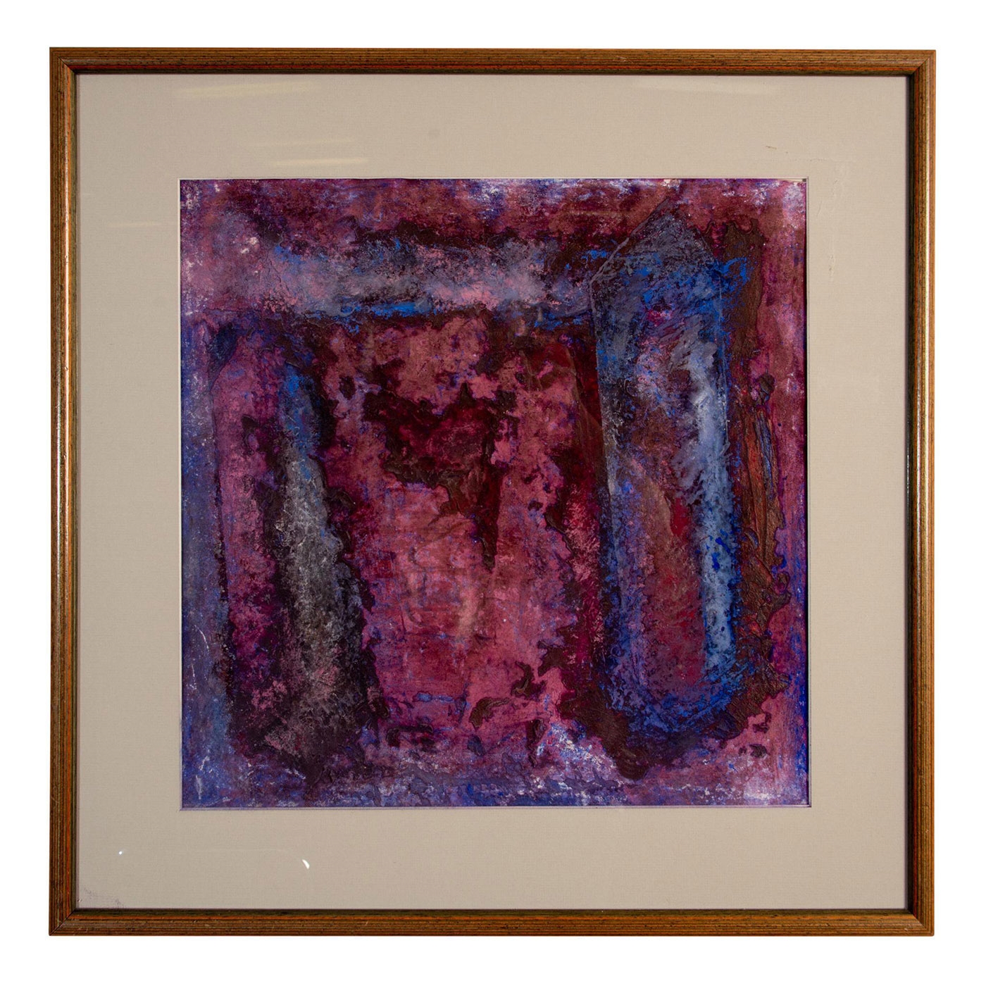 Kenneth Draper | Abstract work Titled Dawn Enclosure on a gallery label ...