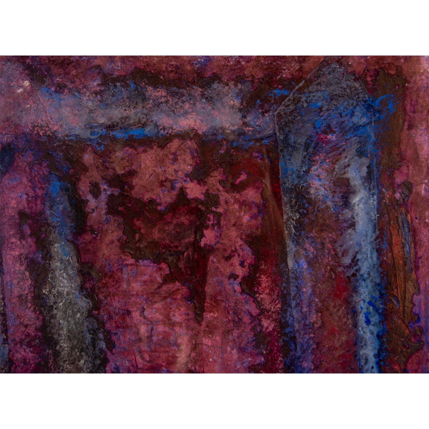 Kenneth Draper | Abstract work Titled Dawn Enclosure on a gallery label ...