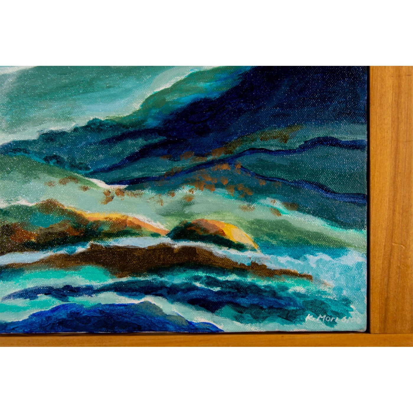 Kokyo Mori | K. Mori Oil Painting on Canvas Modern Abstract | MutualArt