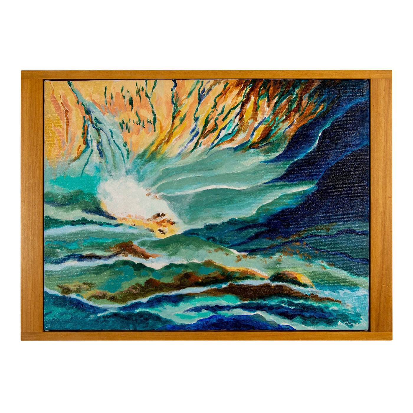 Kokyo Mori | K. Mori Oil Painting on Canvas Modern Abstract | MutualArt