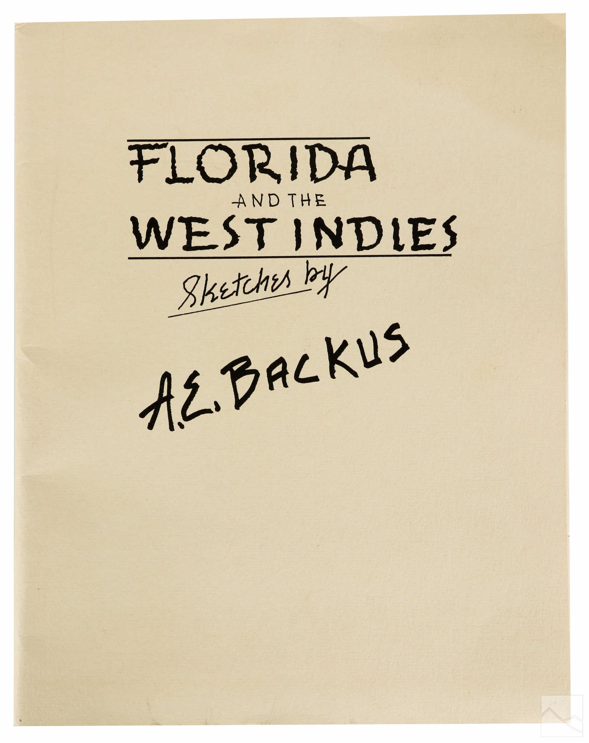 Albert Ernest Backus | Albert Backus 1906-1990 Florida Indies Litho ...