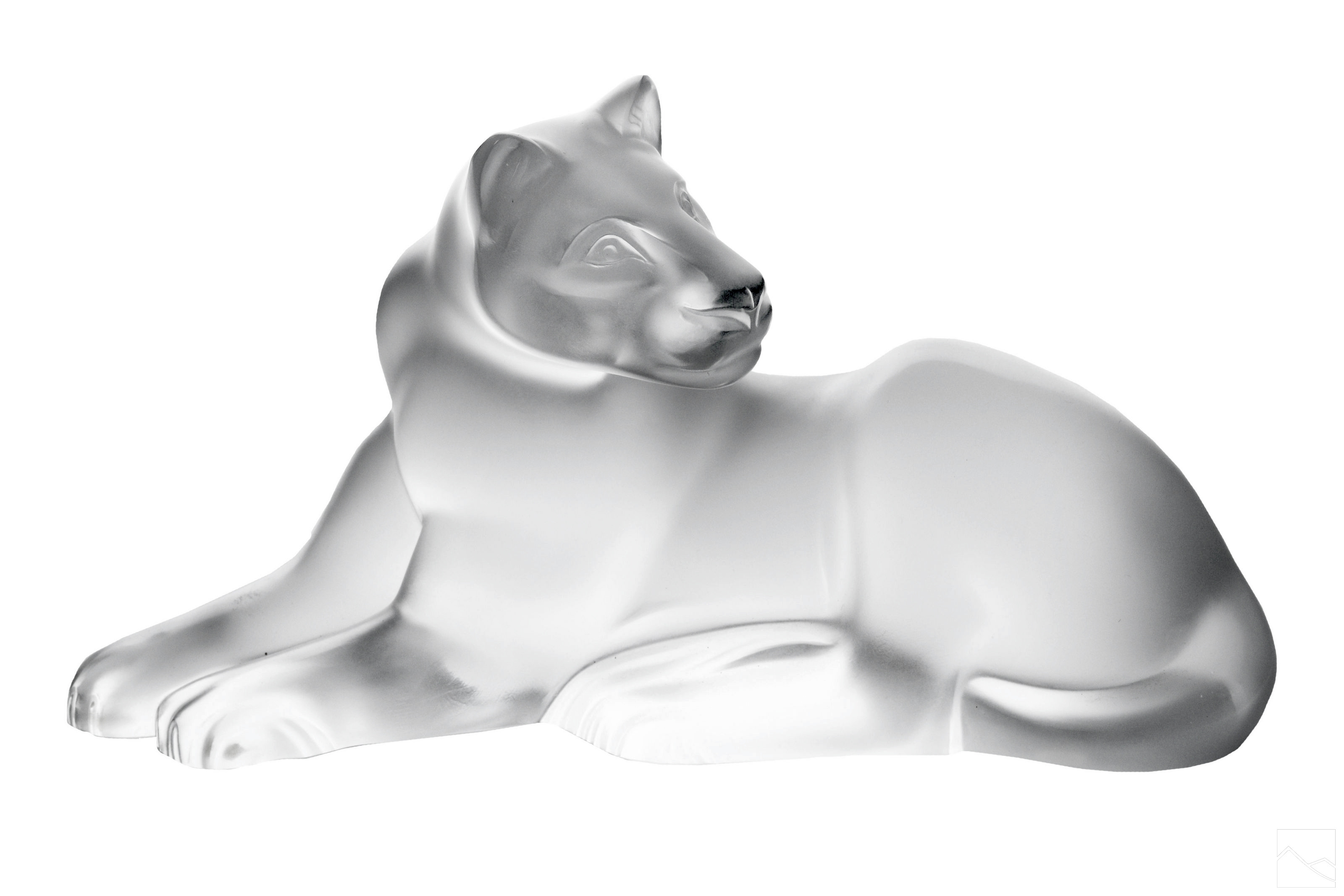 Maison Lalique | Lalique French Crystal Simba Lion Wildlife Statue ...