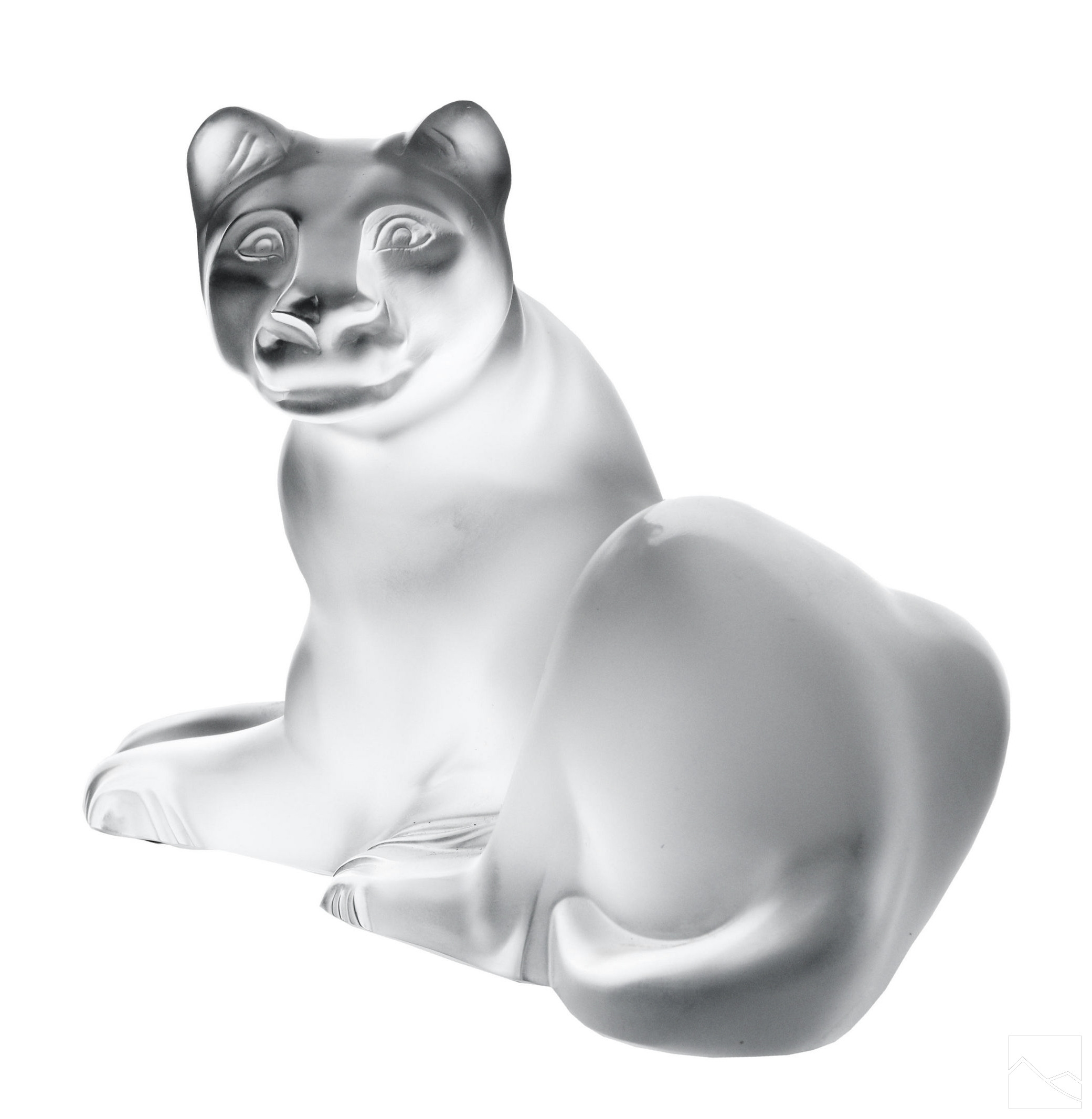 Maison Lalique | Lalique French Crystal Simba Lion Wildlife Statue ...