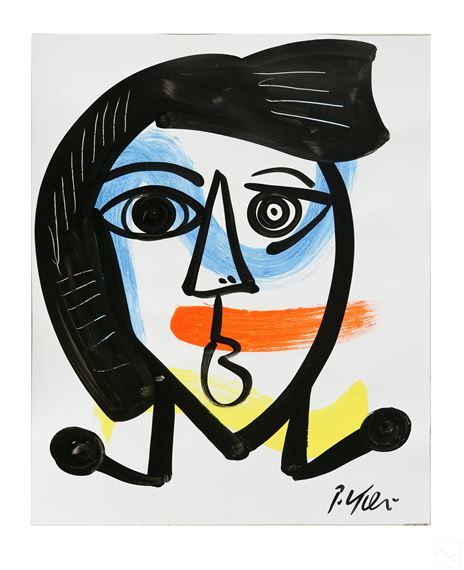 Peter Robert Keil | Peter Keil b.1942 La Fille Dure Portrait Painting ...