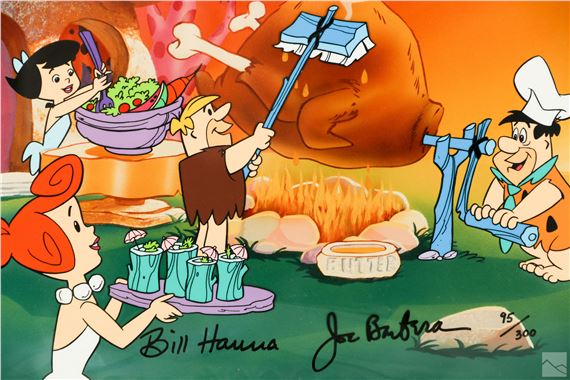 Hanna Barbera | Hanna Barbera FLINTSTONES Animation Art Cel | MutualArt