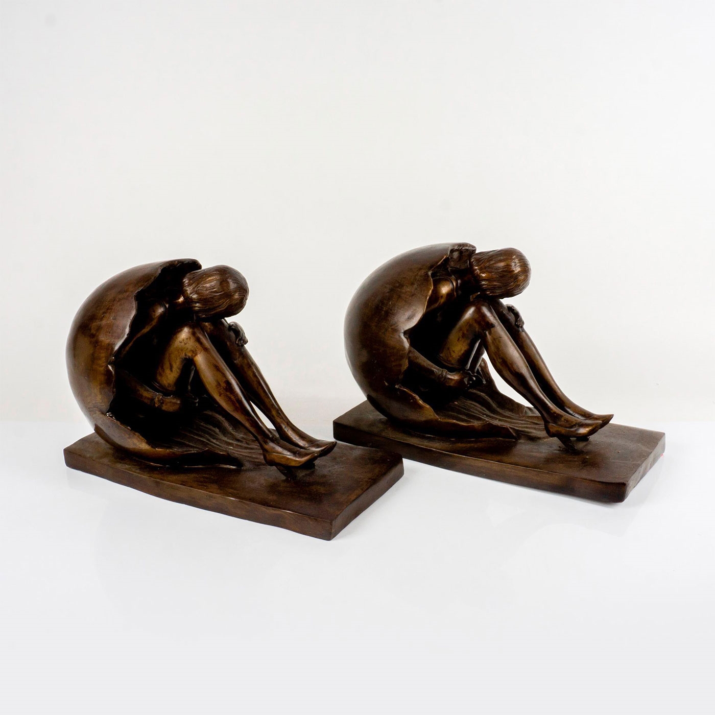 Bruno Zach | Pair of Palace Size Bruno Zach Art Deco Bronze Sculptures ...