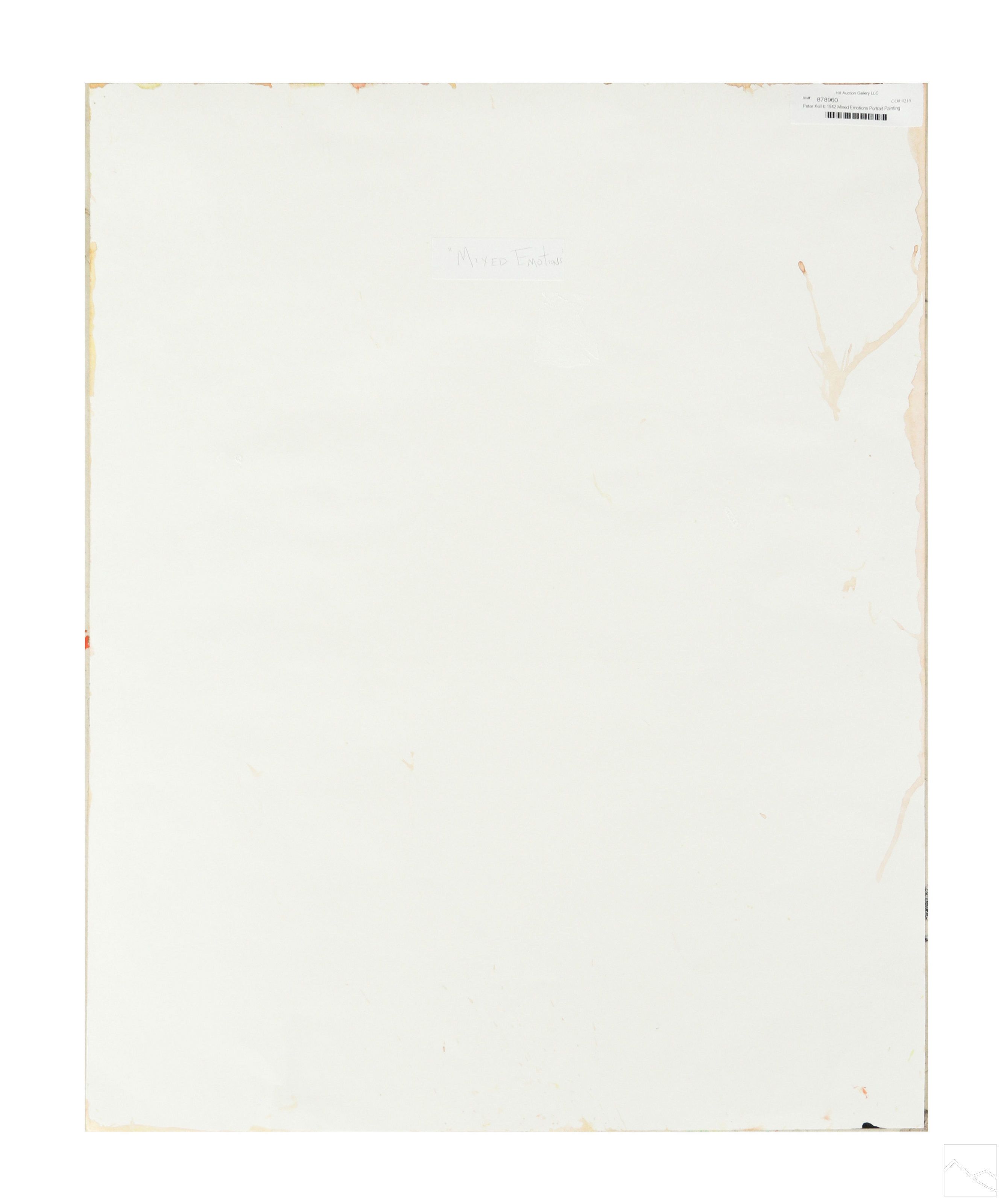 Peter Robert Keil | Peter Keil b.1942 Mixed Emotions Abstract Painting ...