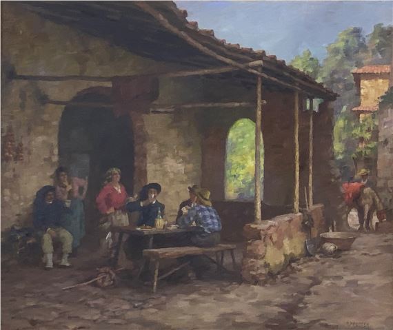 Robert Field Procter | Mountain Inn near Tivoli | MutualArt
