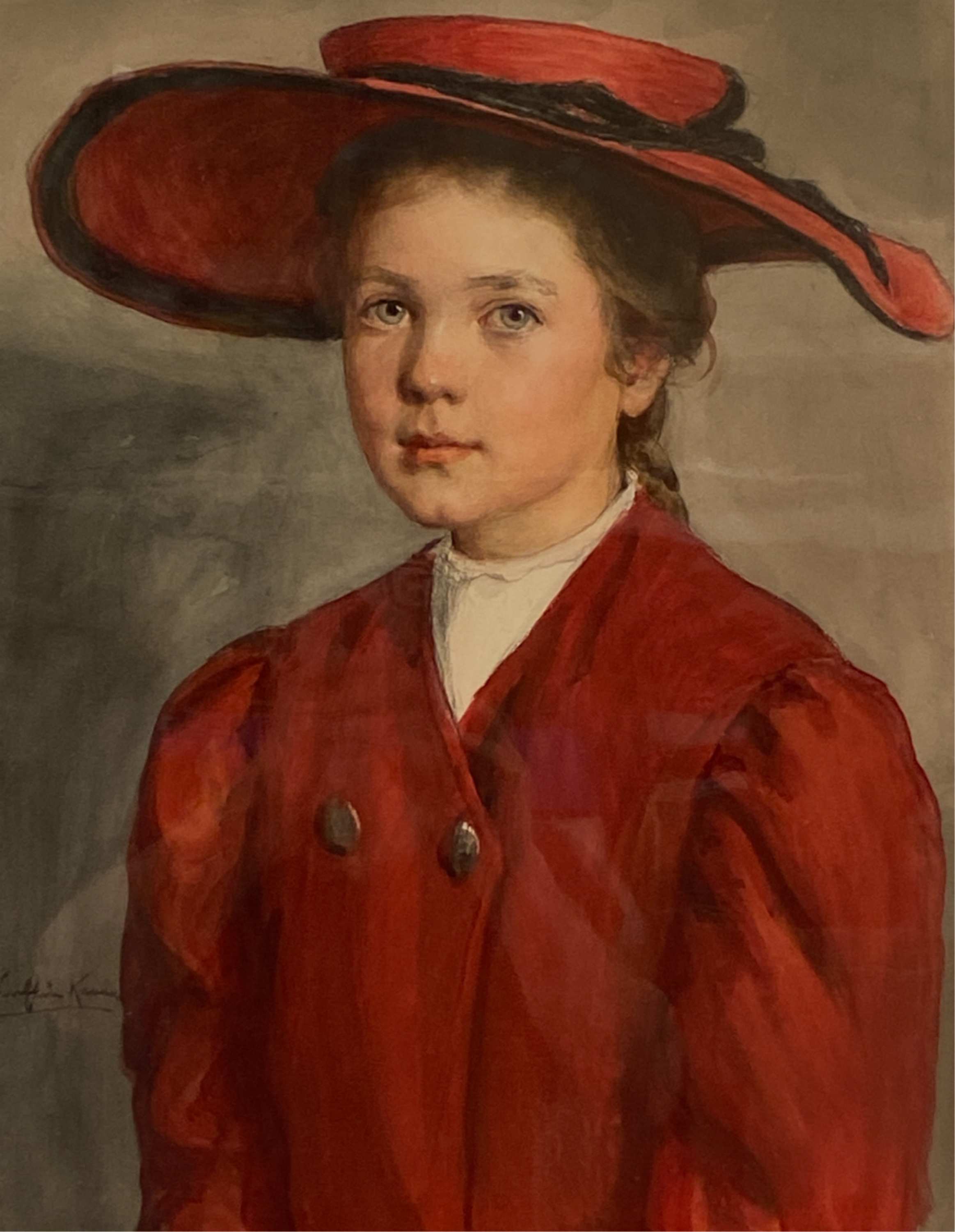 Lee Lufkin Kaula | LEE LUFKIN KAULA (1865-1957) O/B PORTRAIT | MutualArt
