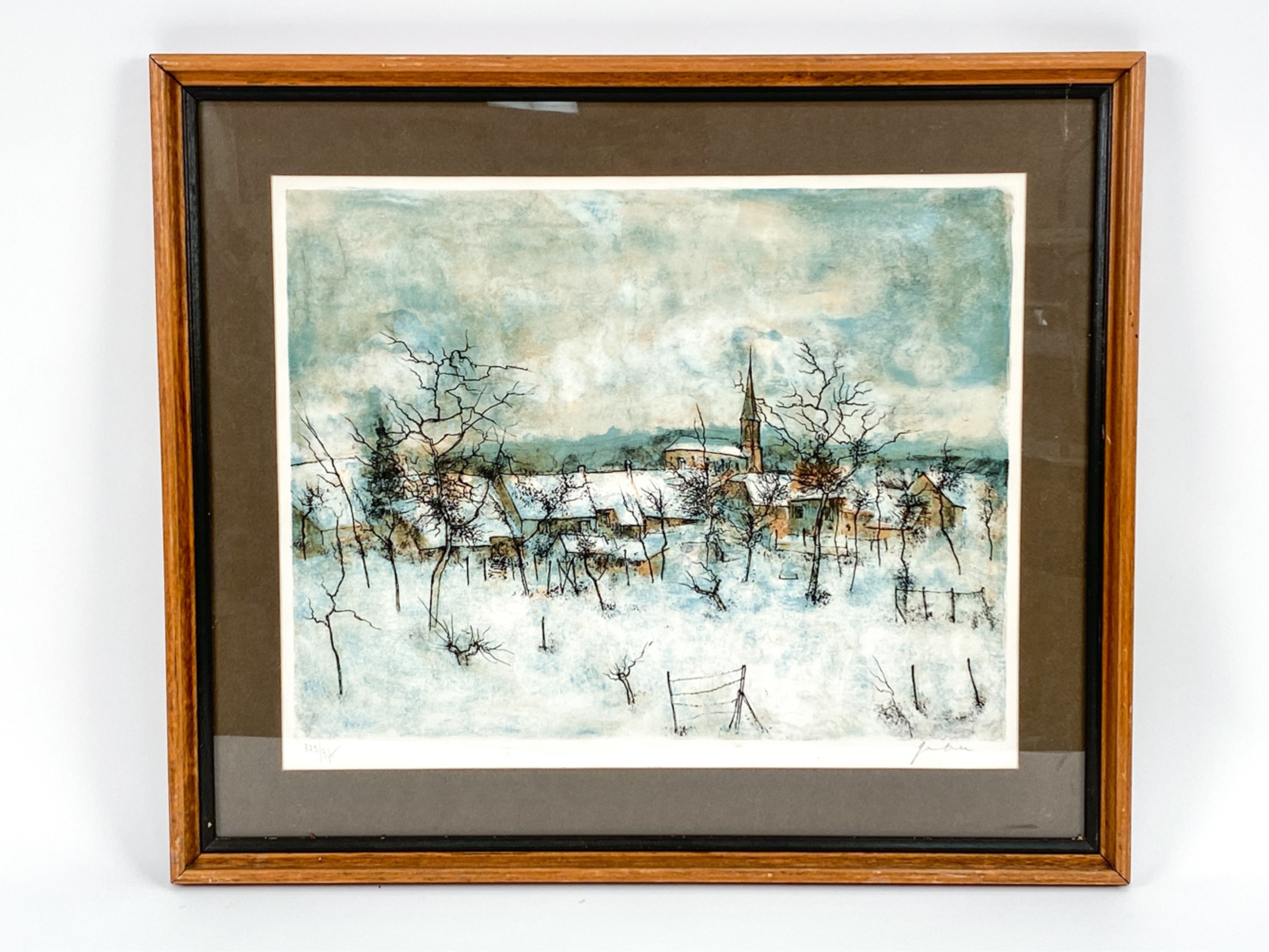 Bernard Gantner | winter scene | MutualArt