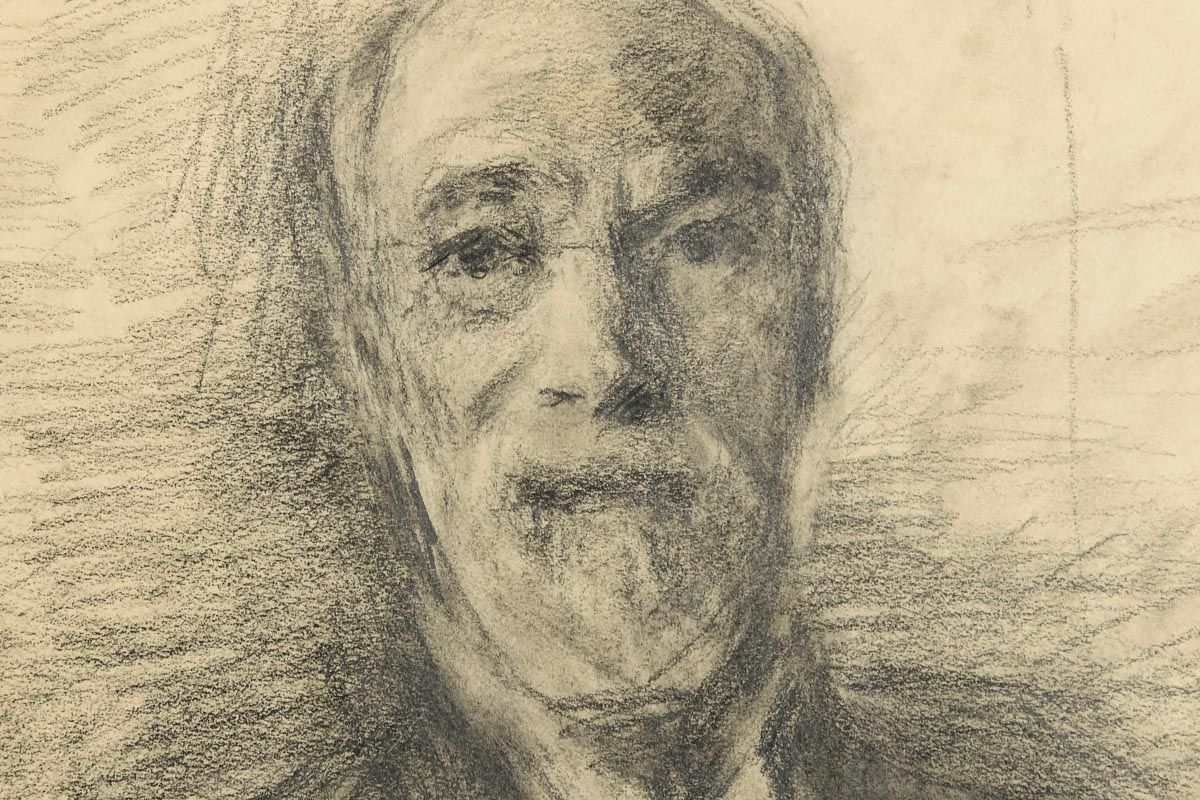 John Butler Yeats | Self Portrait (1919) (1919) | MutualArt