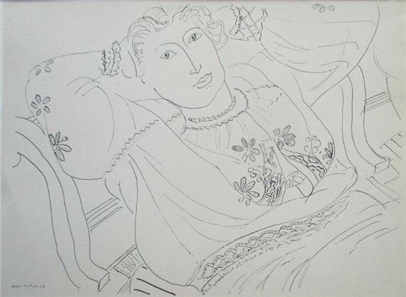Henri Matisse | Offset lithography after drawing 1936 (1936) | MutualArt