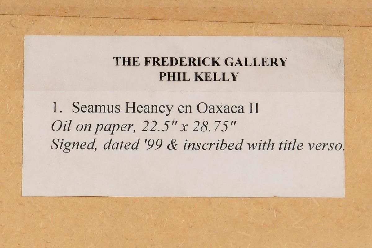 Phil Kelly | Seamus Heaney en Oaxaca II (1999) (1999) | MutualArt