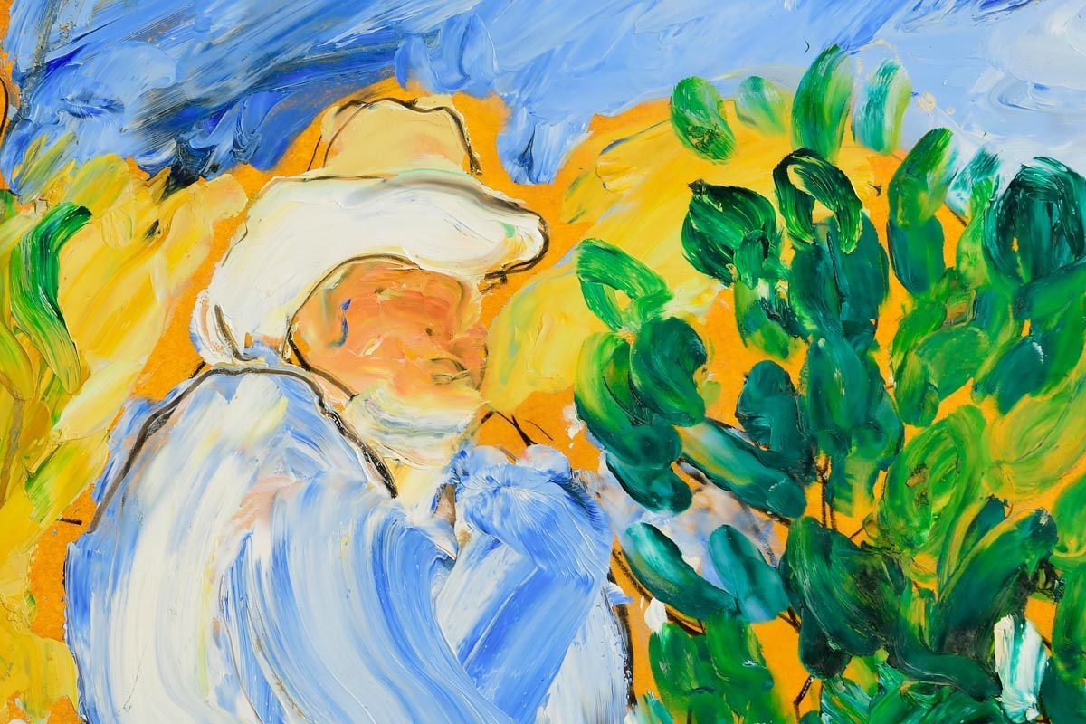 Phil Kelly | Seamus Heaney en Oaxaca II (1999) (1999) | MutualArt