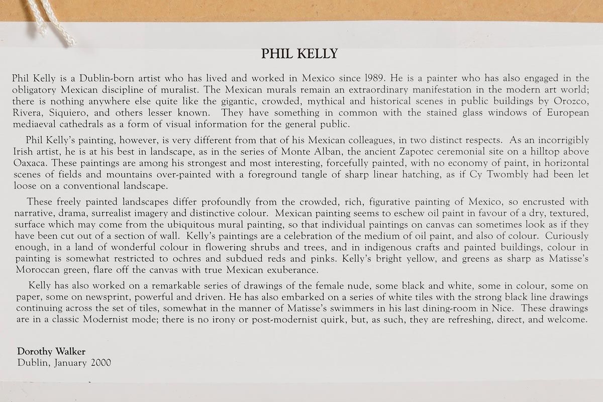 Phil Kelly | Seamus Heaney en Oaxaca II (1999) (1999) | MutualArt