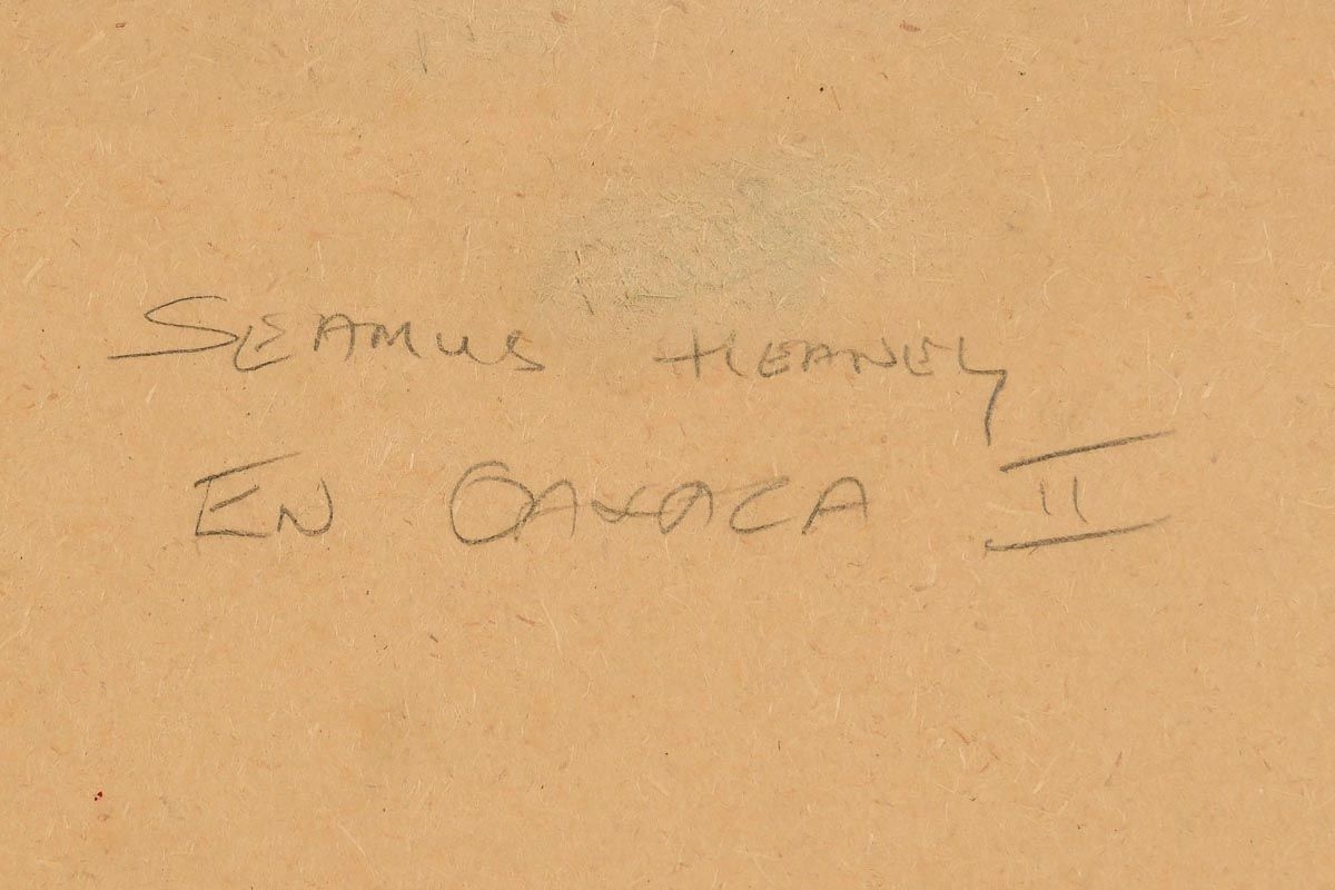 Phil Kelly | Seamus Heaney en Oaxaca II (1999) (1999) | MutualArt