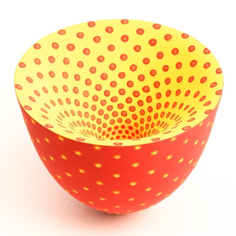 Grainne Watts | Vortex Vessel - Orange/Red | MutualArt