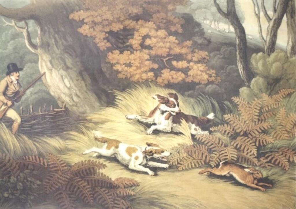 William Samuel Howitt | depicting pheasant and Hare hunting scenes ...