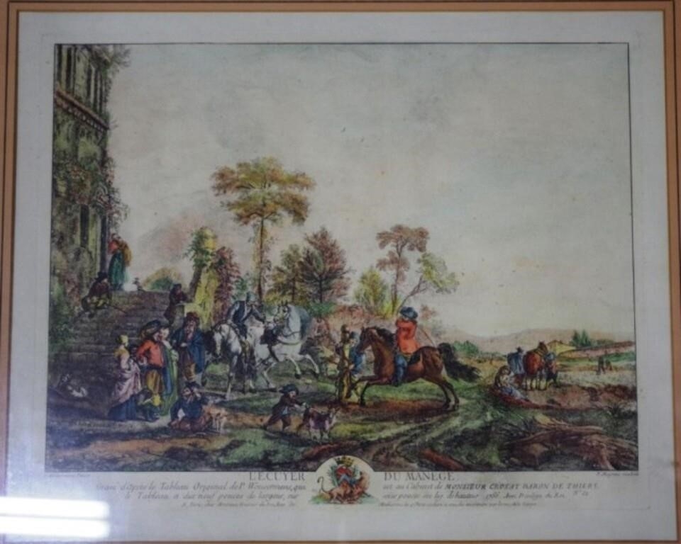 Pieter Wouwerman | L'Ecuyer du manege & La Boutique du marechal' (1623) | MutualArt