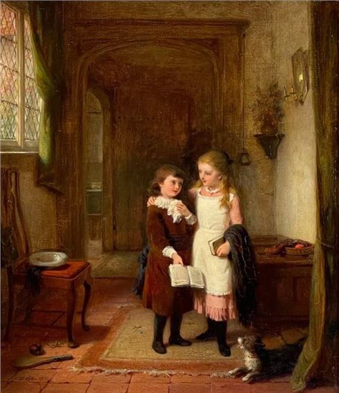 George Bernard O'Neill | The Text | MutualArt