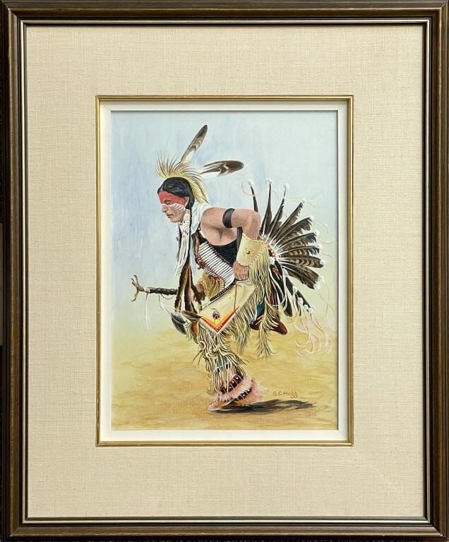 George C. Hogg | Dance with Eagle Claw Wand | MutualArt