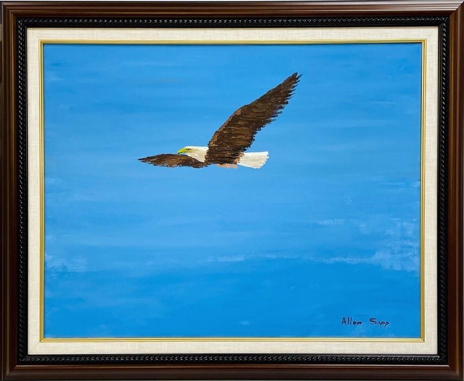 Allen Sapp | Untitled (Soaring Eagle) (Circa 2000) | MutualArt