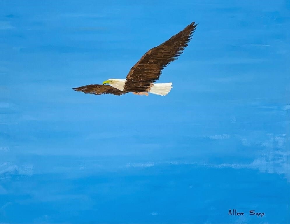 Allen Sapp | Untitled (Soaring Eagle) (Circa 2000) | MutualArt