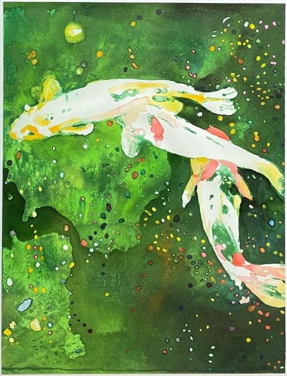 Joseph Raffael | Lily Pond Glistening | MutualArt