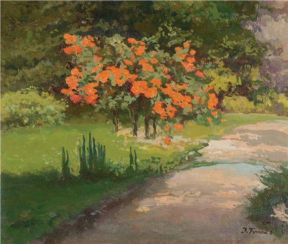 Iwan Trusz | W OGRODZIE ARTYSTY | MutualArt