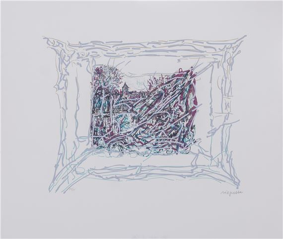 Jean-Paul Riopelle | Vue de l'île (1985) | MutualArt