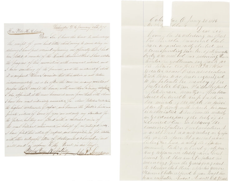 Peter Clark | Collection of Letters and Ephemera Concerning Peter H ...