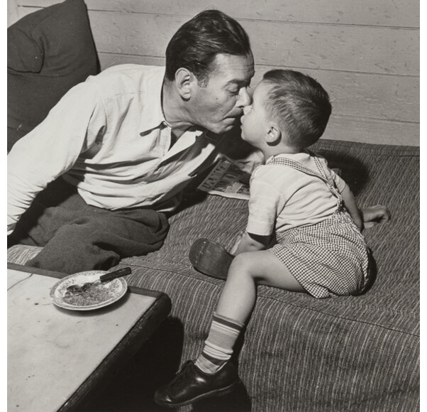 Genevieve Naylor | Untitled (Misha Reznikoff Rubs Noses with His Son ...