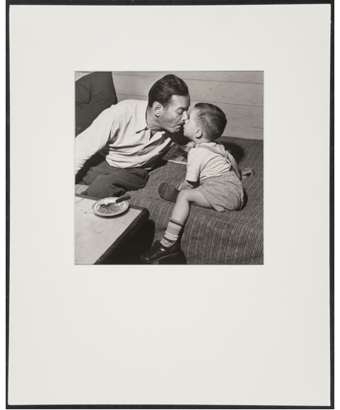 Genevieve Naylor | Untitled (Misha Reznikoff Rubs Noses with His Son ...
