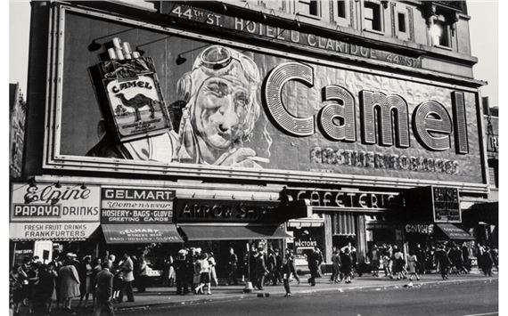 Peter Stackpole | Camel Cigarette Billboard, Times Square (1944 ...